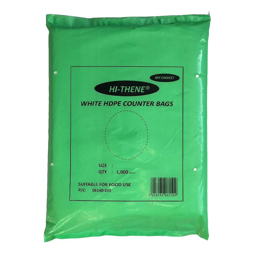 White HDPE Plastic Butcher Counter Bags Meat Storage Freezing - All ...